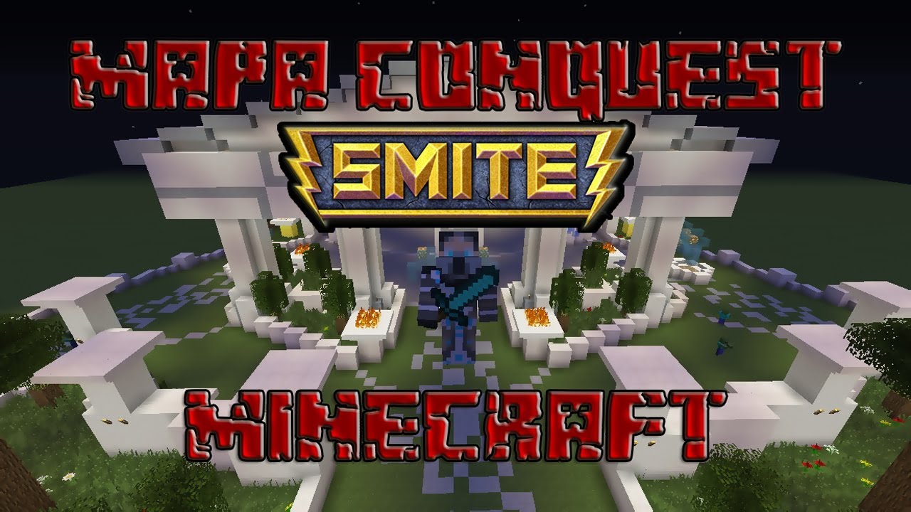MINECRAFT | MAPA CONQUEST DE SMITE!!! - YouTube