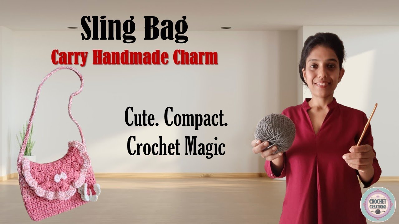 Crochet Sling Bag | Trendy Handmade Bag for Everyday Style - YouTube