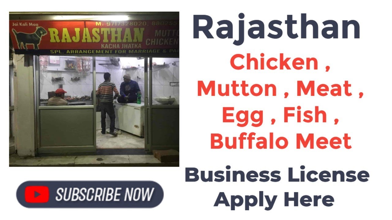 License For Chicken And Mutton Shop In Rajasthan | Rajasthan Chicken ...