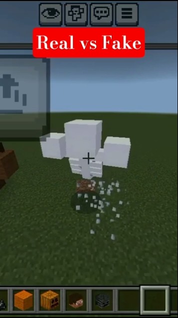 Doing Real vs Fake in Minecraft||Minecraft real vs Fake ||#minecraft# ...