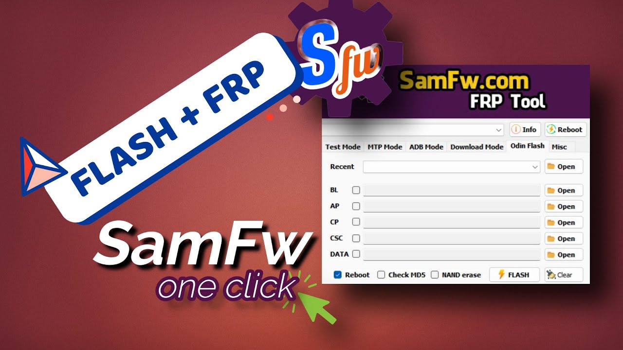SamFW Flash + FRP - YouTube