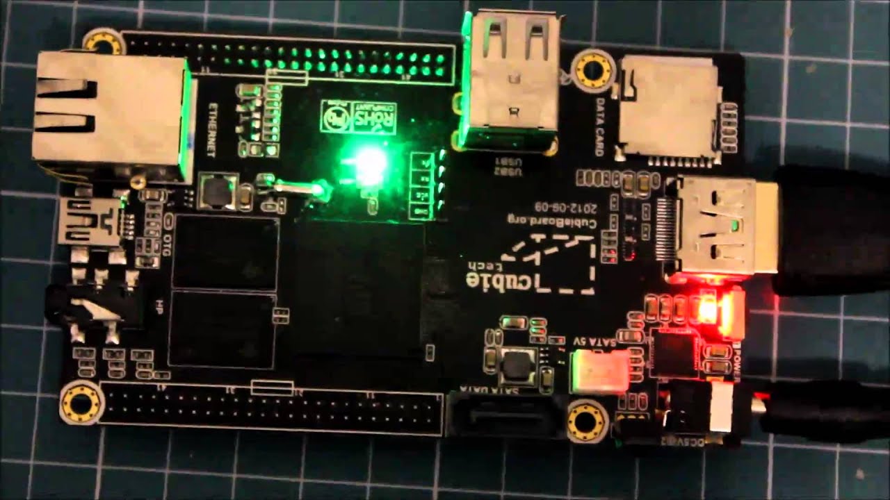 Cubieboard unboxing and installing - Instalando o cubieboard - YouTube