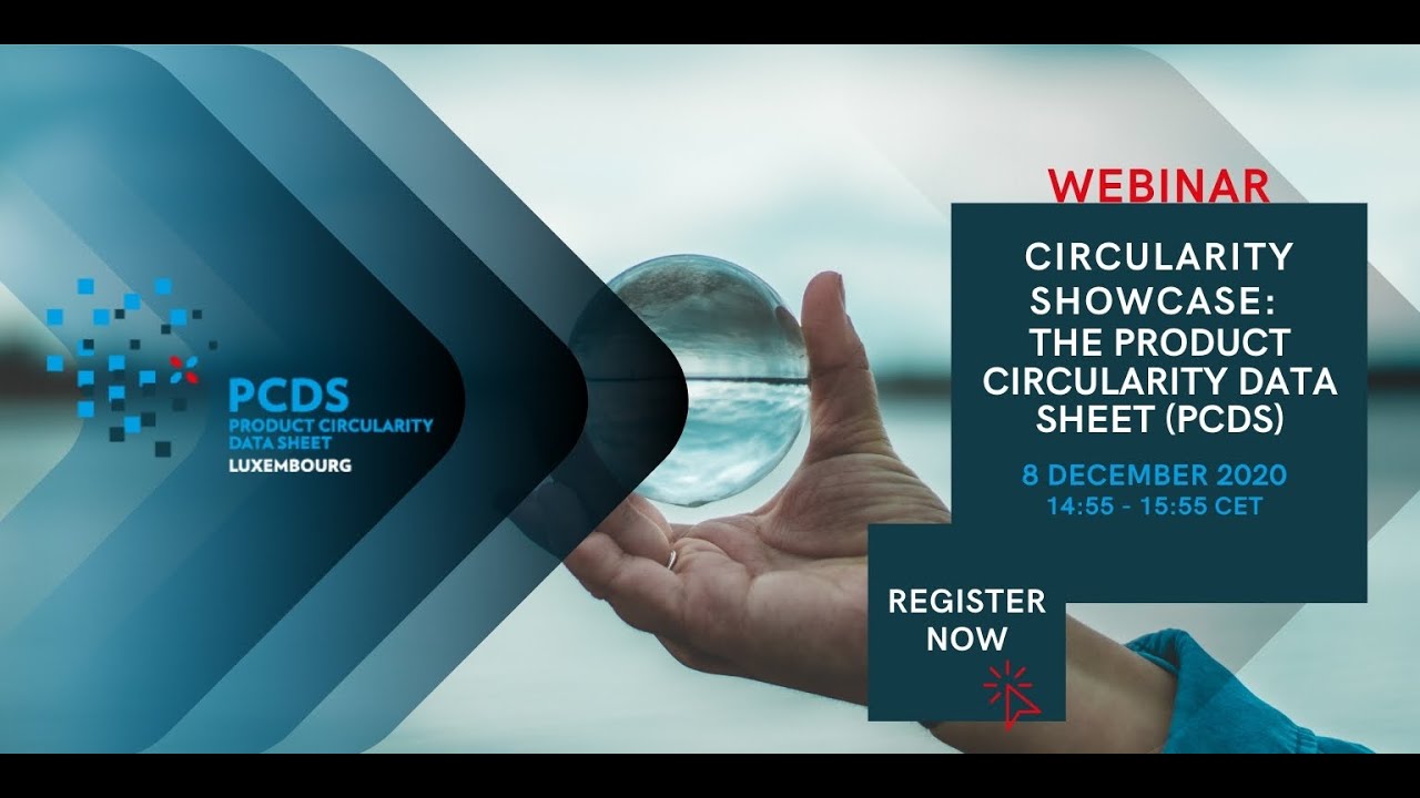 Circularity Showcase: the Product Circularity Data Sheet (PCDS) - 8 December 2020 - YouTube