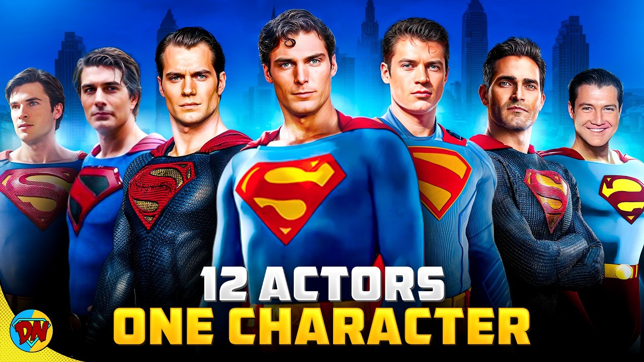 The Superman - A Cinematic History | 12 Actors 1 Character - YouTube