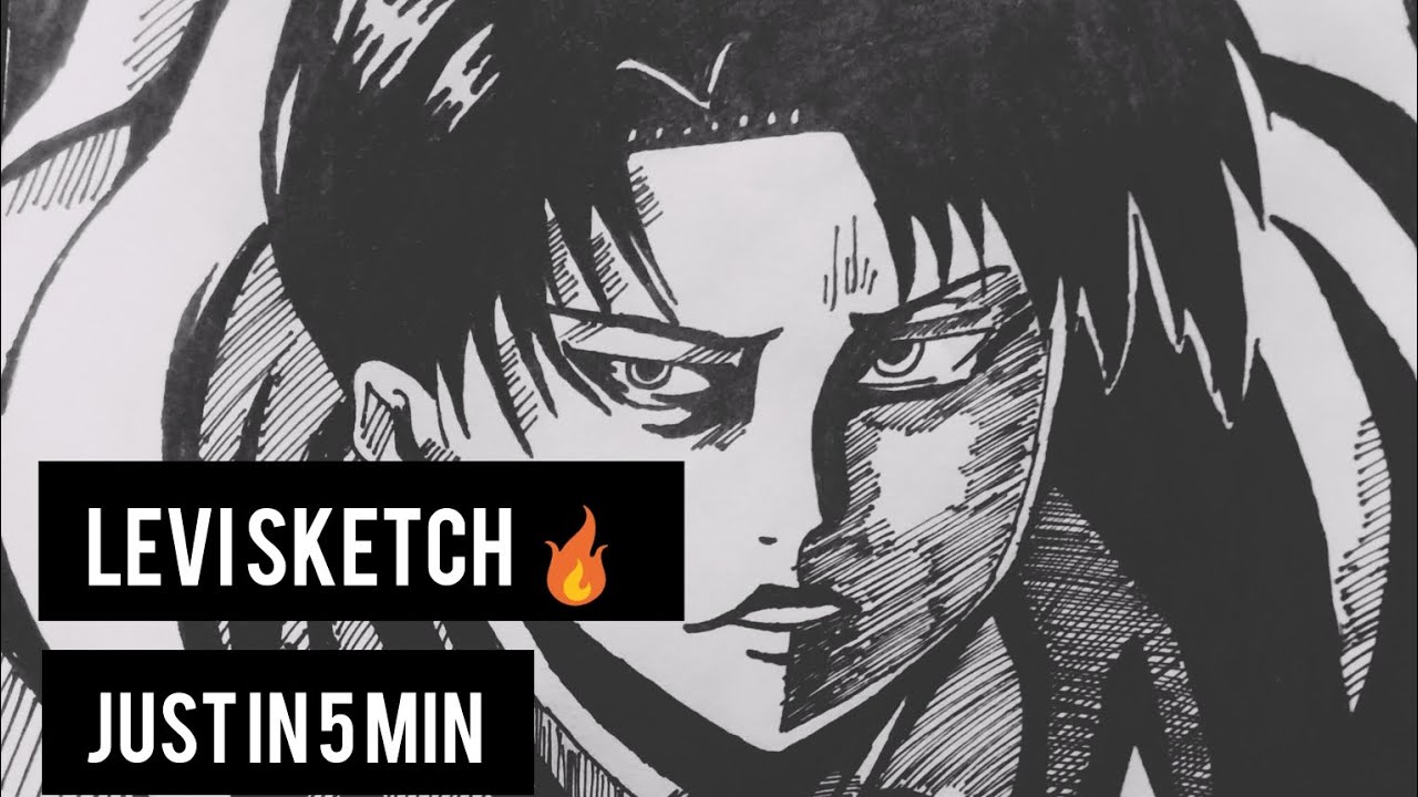 How to draw levi ackerman | Anime drawing | levi drawing tutorial 🔥 ...