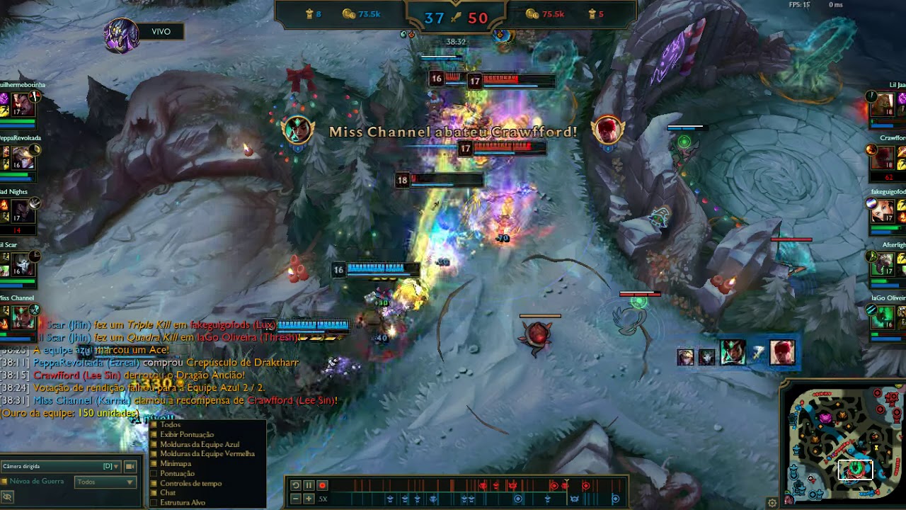 Quadra Kill Jhin Keepo - YouTube