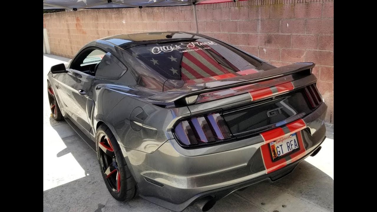 2016 Whipple Mustang GT BC Racing Coilovers! (Rear Install) - YouTube