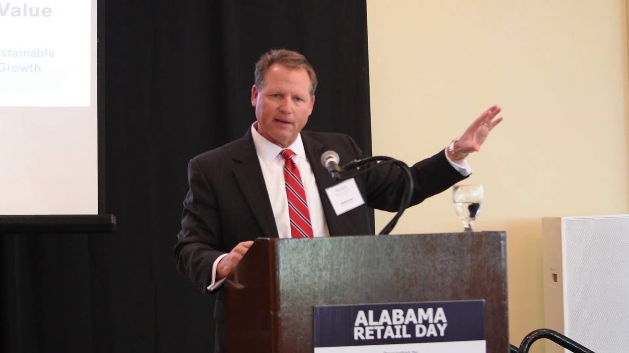 Stu Crum, President of Bridgestone Retail Operations, LLC. speaks to ...