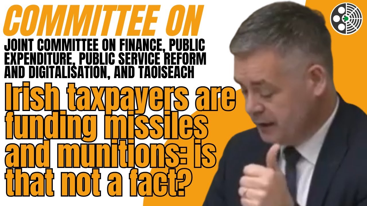 Pearse Doherty TD: “Irish Taxpayers Are Funding the Militarization of ...