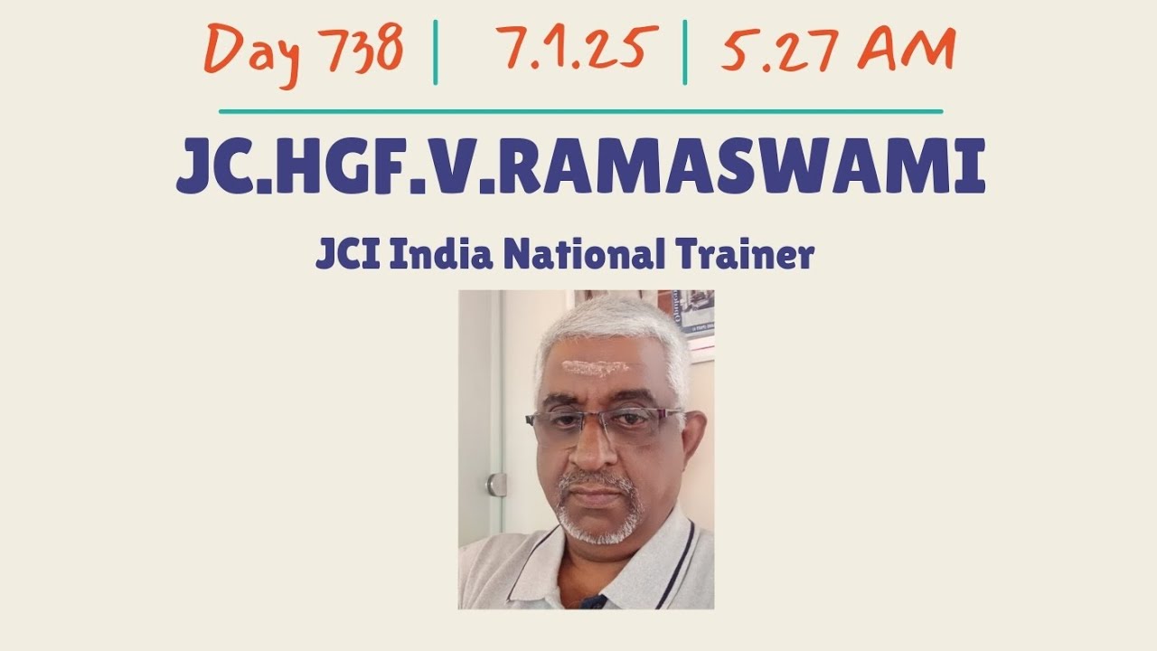 Vaasippum Ezhudhudhalum - 738 - Jc.HGF.V.Ramaswami - YouTube