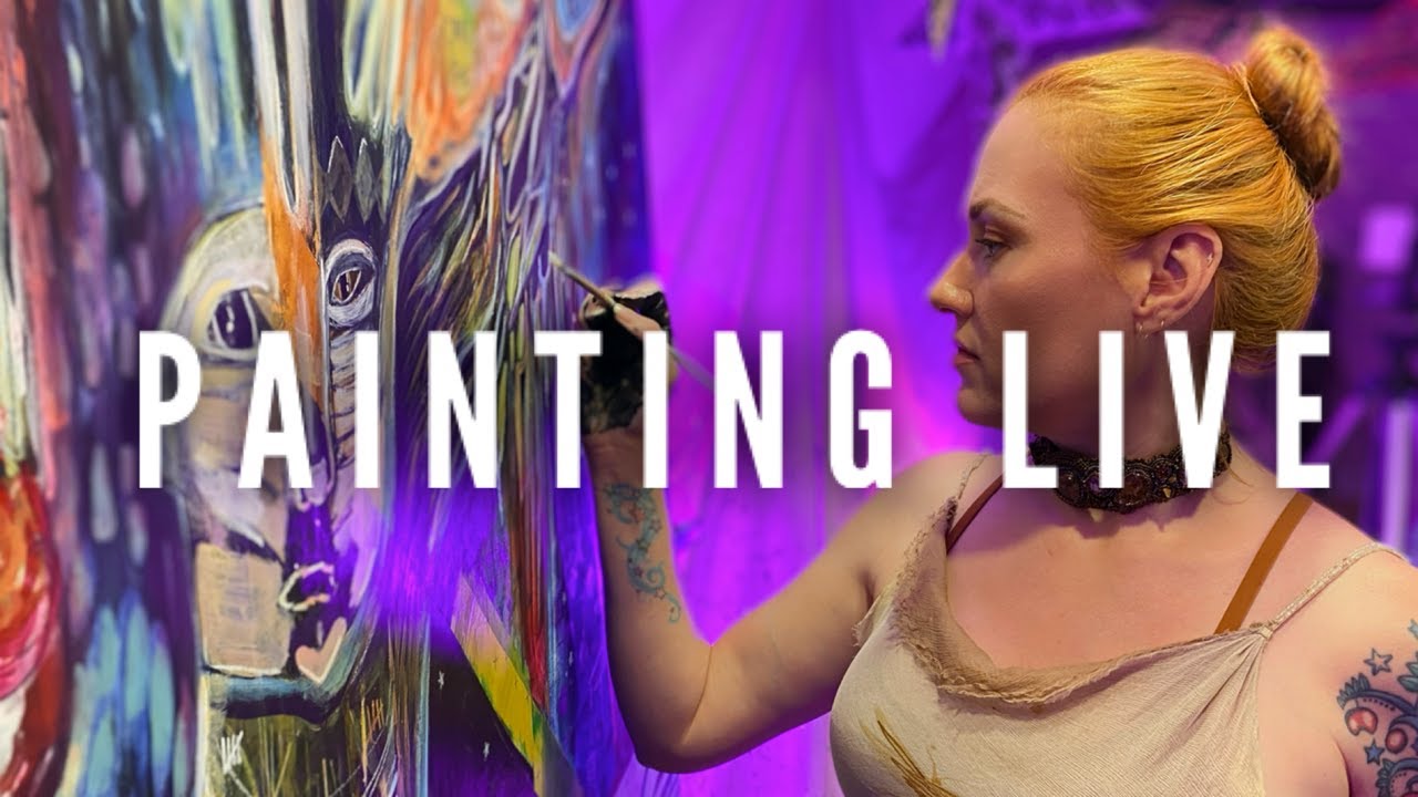 Live Painting, Music and Images to Relax, Study, Create with Me! - YouTube