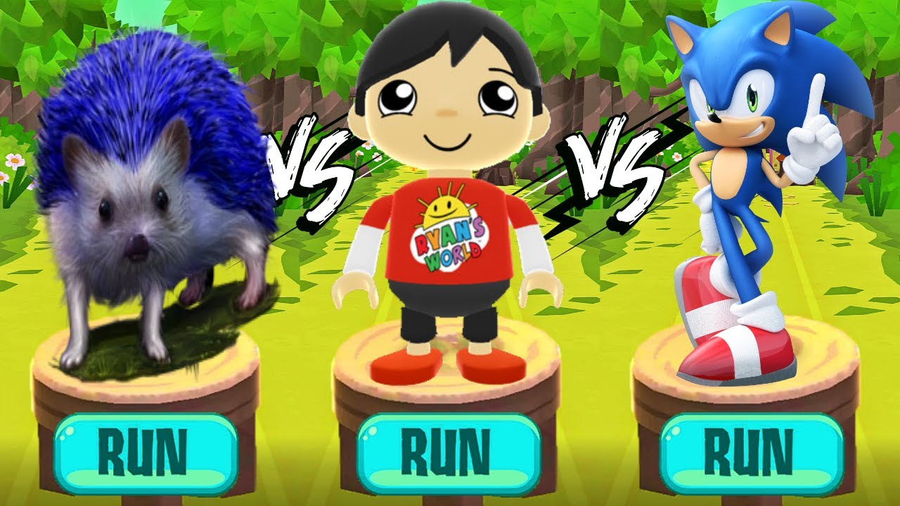 Tag with Ryan vs Real Life Sonic The Hedgehog Runner - Run Gameplay ...