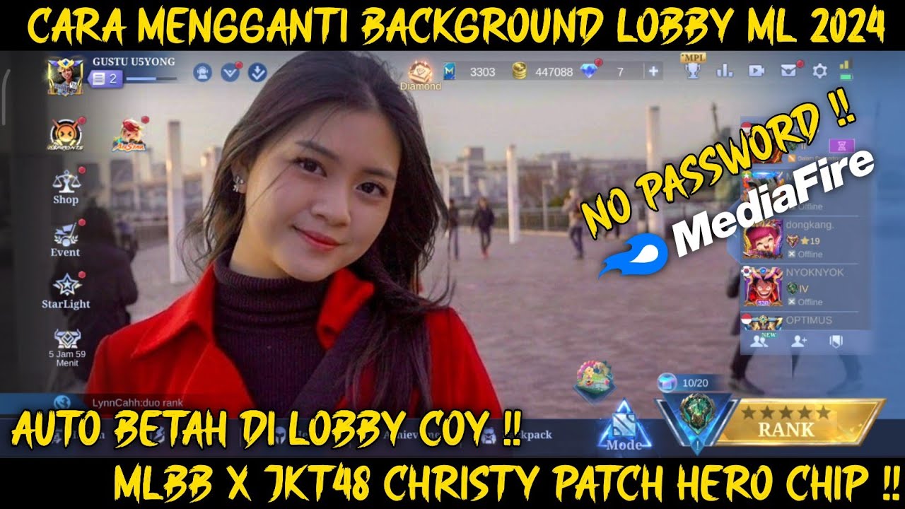 Background Lobby ML JKT48 Christy Terbaru Patch Hero Chip - Cara Ganti ...