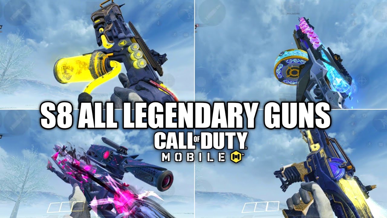 S8 All Legendary Guns | Inspection | Iron Sights | Codm S8 Leaks 2022 ...
