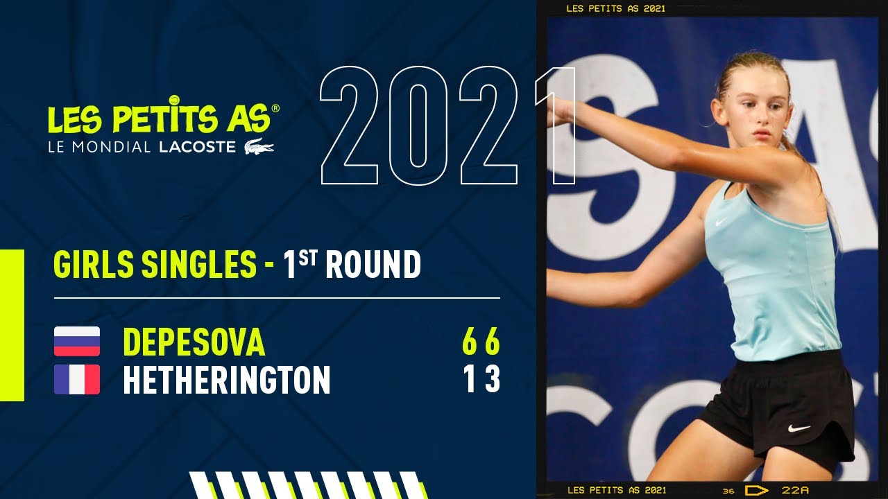 Les Petits As 2021 | Girls 1st Round | Sona Depesova vs. Scarlette ...