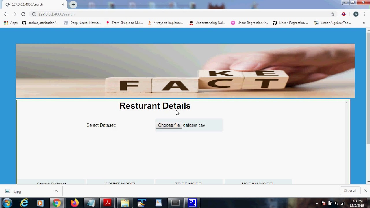 Fake Review prediction using machine learning techniques - YouTube