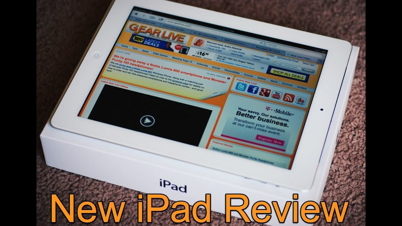 New iPad (3rd Generation) Definitive Review - YouTube