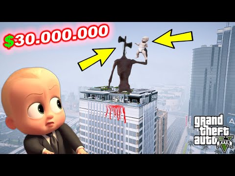DÜNYANIN EN KORKUNÇ YARATIĞI SİREN KAFAYA EV SATTIM!(AŞIK OLDU) - GTA 5 BEBEK EMLAK MODU