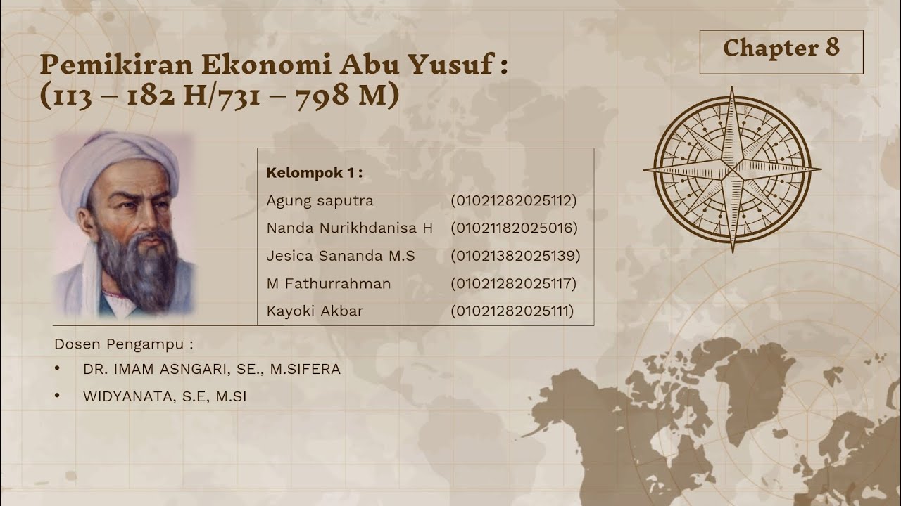 Persentasi Bab 8 Tentang Pemikiran Ekonomi Abu Yusuf - YouTube