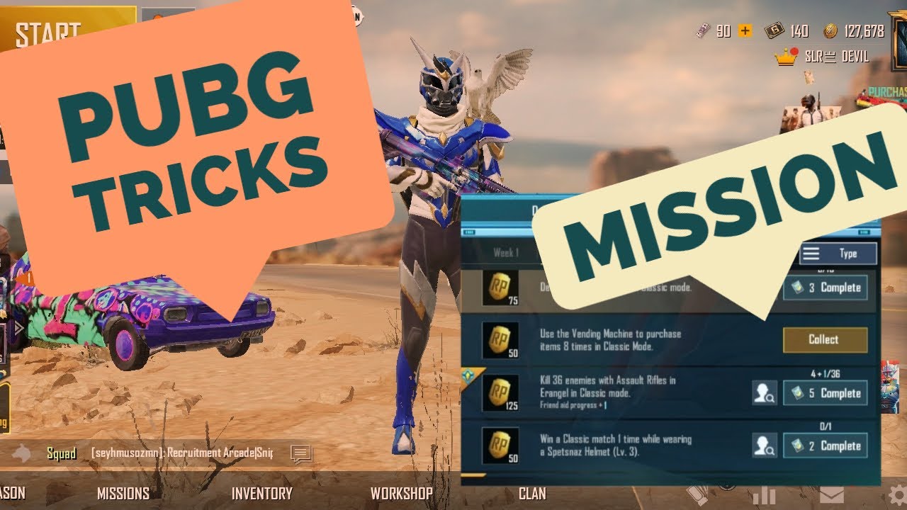 How to complete pubg vending Machine to purchase mission || season 13 ...