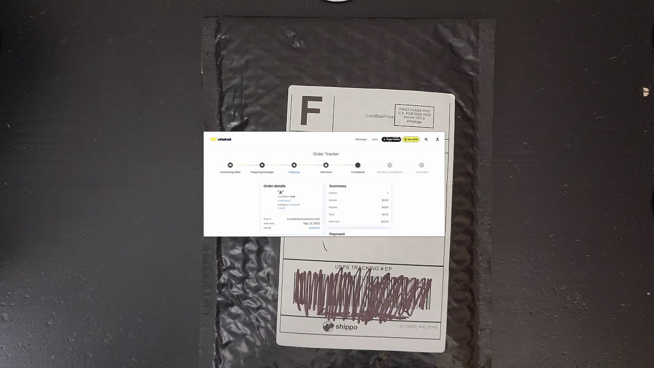 I will never buy from this person/seller again on the whatnot app ...