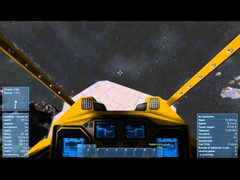 Space Engineers Escape Pod pt1 - Wormy tries to land his escape pod ...