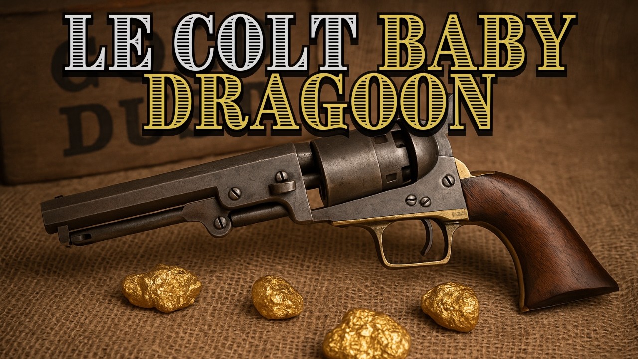 LE REVOLVER COLT BABY DRAGOON CALIBRE .31 ! (Black powder weapon ...
