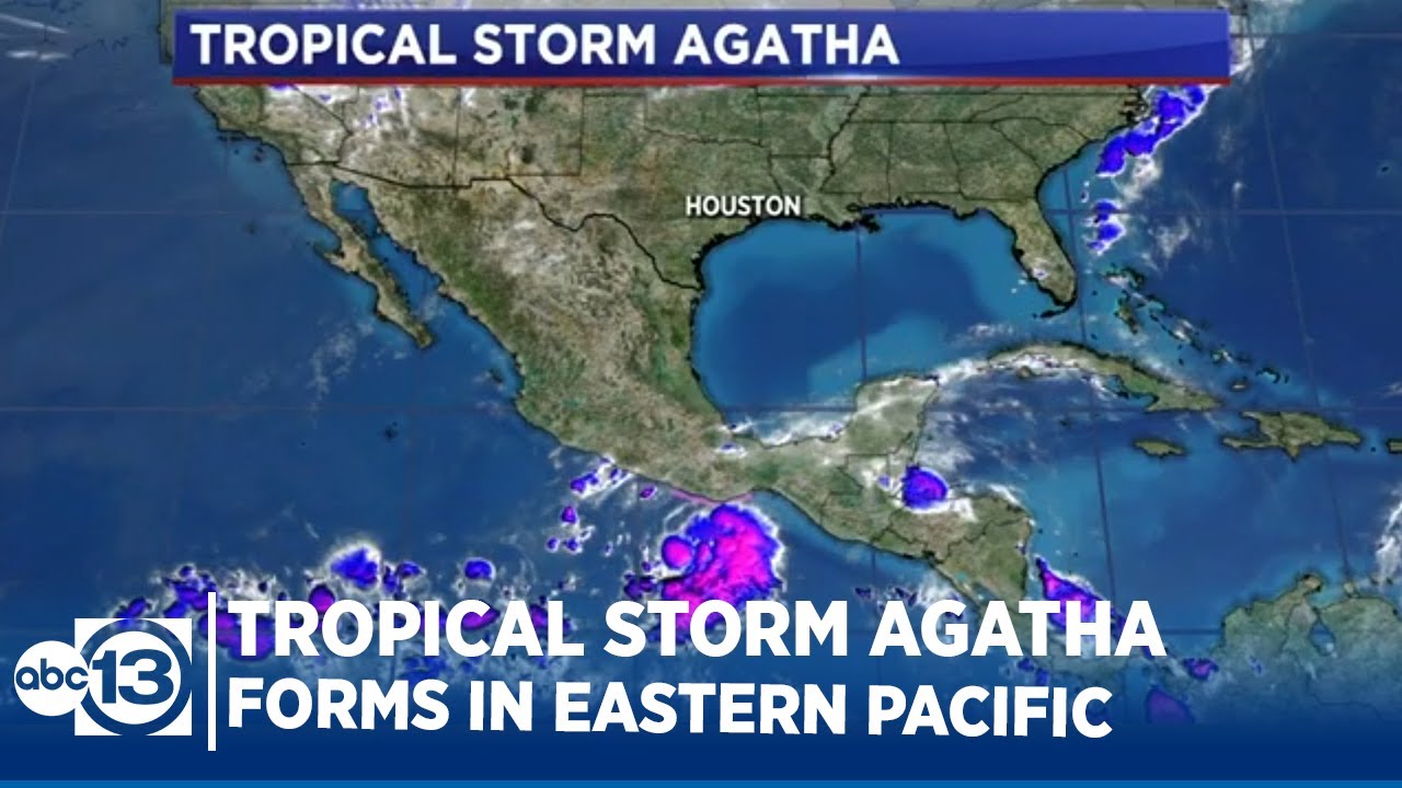 Tropical Storm Agatha forms in the Eastern Pacific - YouTube