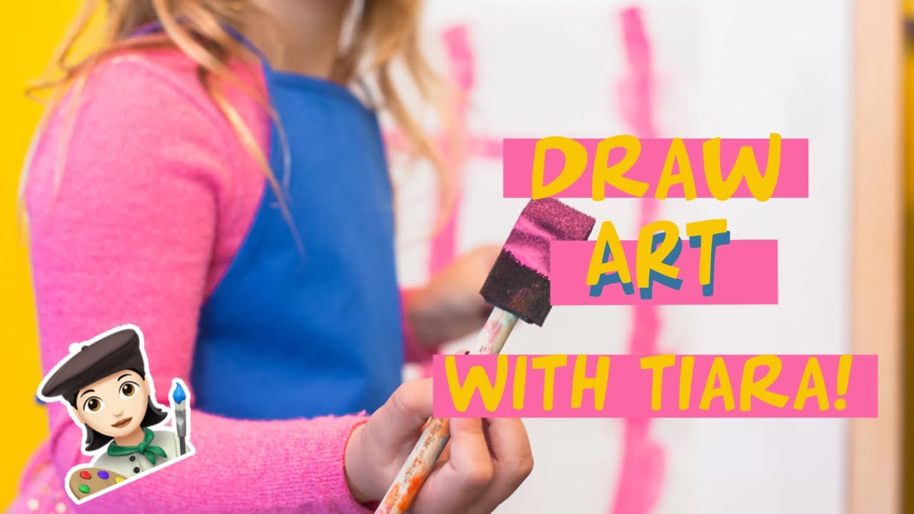 Draw art with Tiara! (Part 1) - YouTube