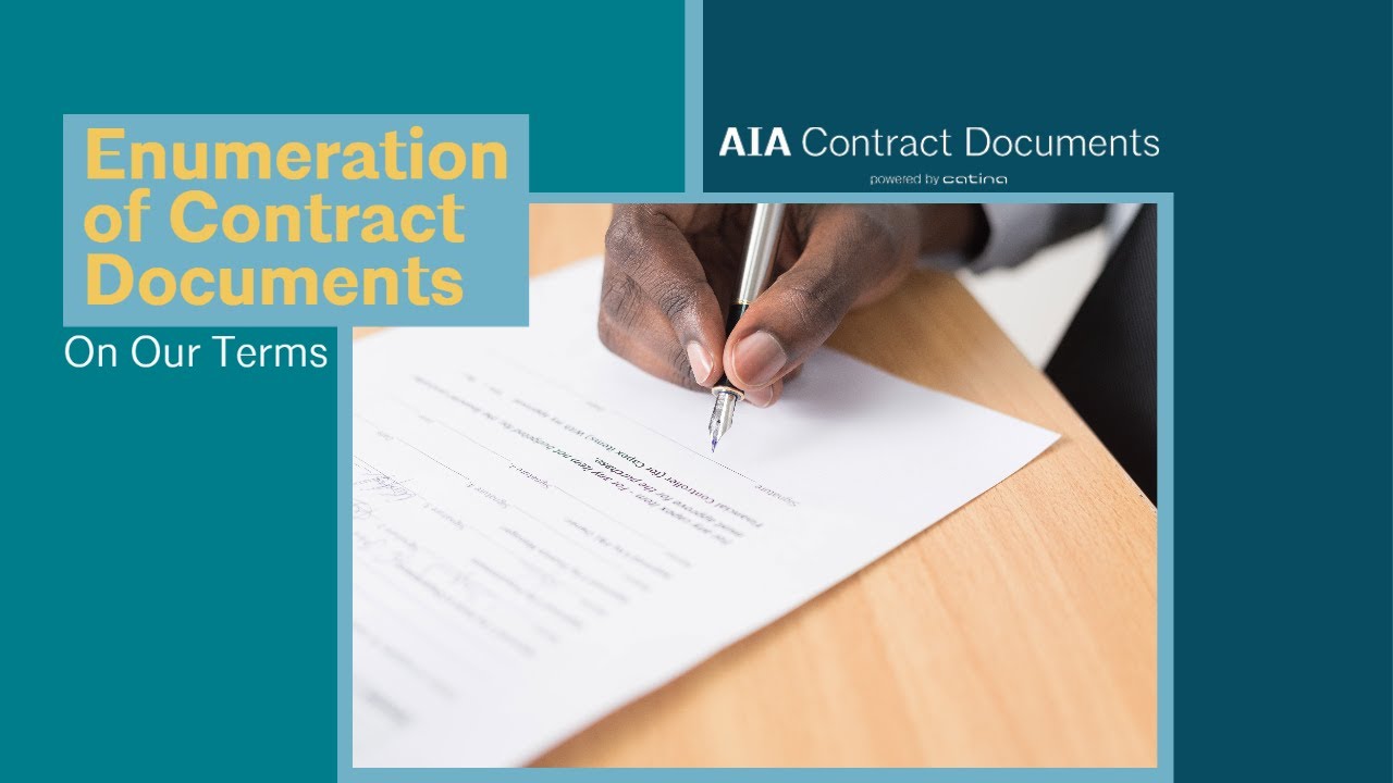On Our Terms: Enumeration of Contract Documents - YouTube