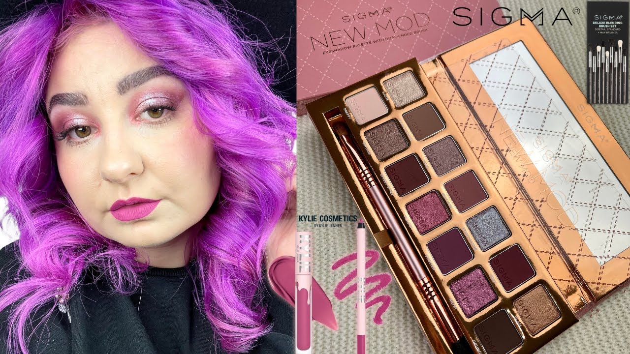 MAKIJAŻ KARNAWAŁOWY💃PALETA NEW MOD SIGMA BEAUTY 💜 NOWE PĘDZLE SIGMA ...