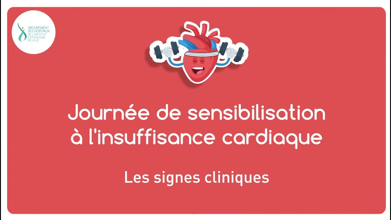 Insuffisance cardiaque : les signes cliniques, les symptômes - YouTube