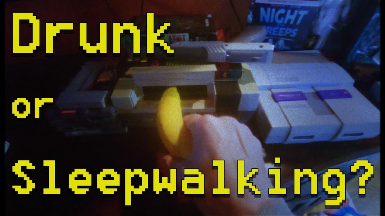 The Nintendo Sleepwalker is Drunk & Tries His Dog - YouTube