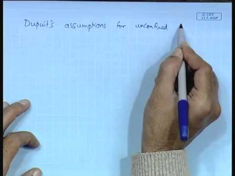Mod-01 Lec-10 General Flow Equations Through Porous Media (Contd ...