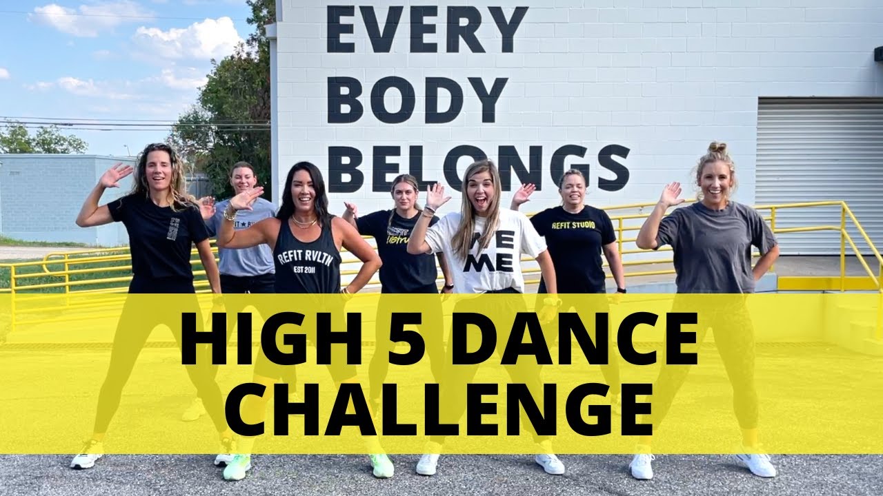 National Dance Day || HIGH5 DANCE CHALLENGE + TUTORIAL ||@MeghanTrainor ...