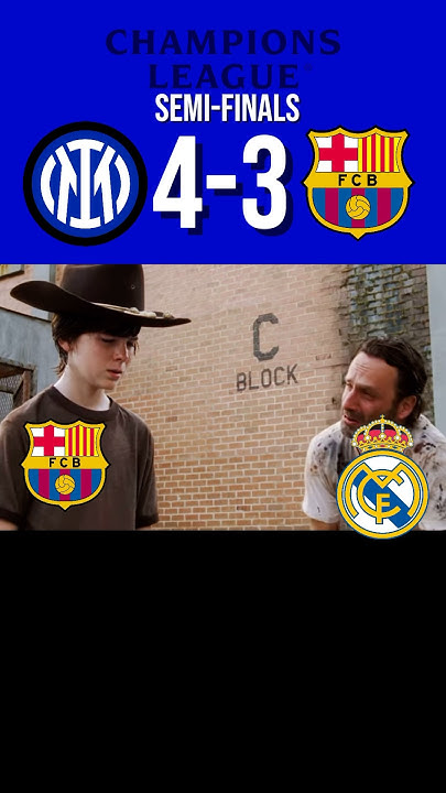 Inter Milan 4-3 Barcelona champions league - YouTube