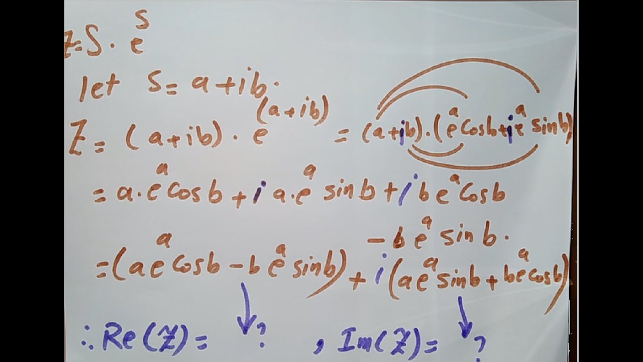 complex numbers 12 the real part and the imaginary part - YouTube