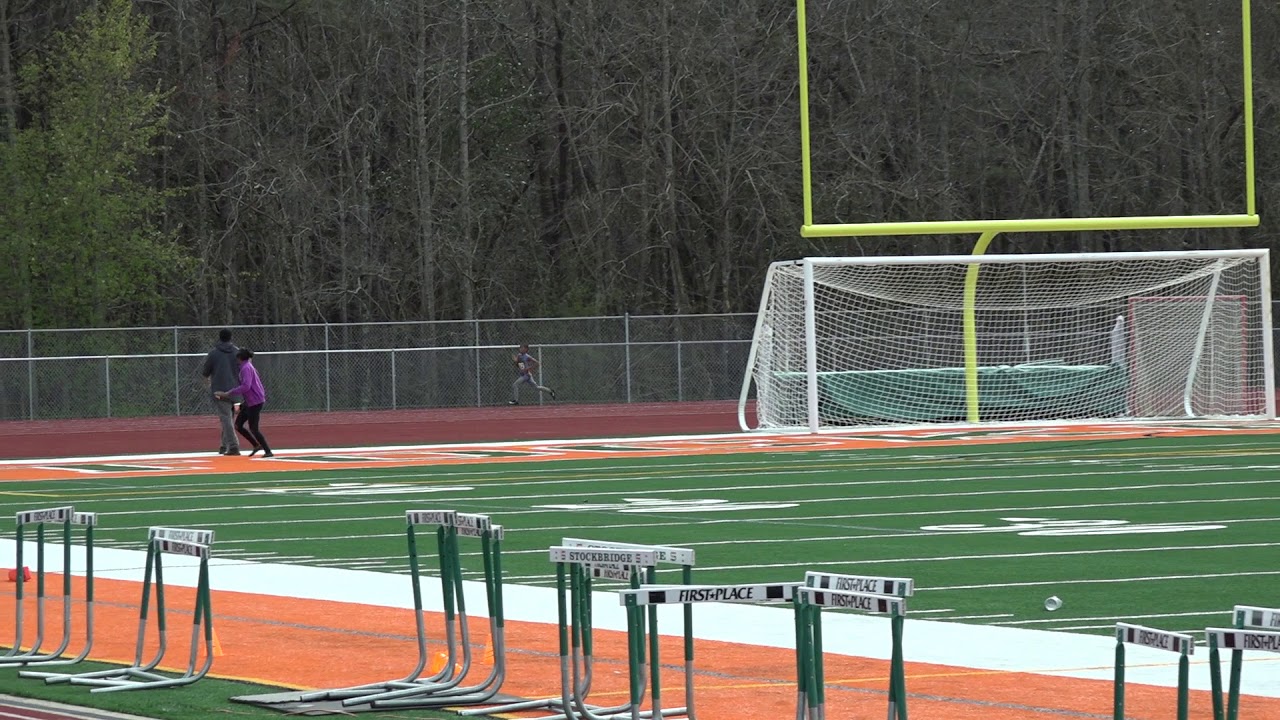 9yr Khalil Rembert 1:17.93s 400m Heat 1 First to the Finish Meet 2019 ...