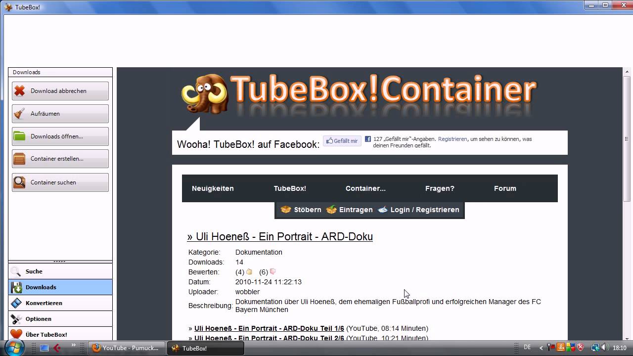 Tutorial: Video-Download mit Tubebox - YouTube