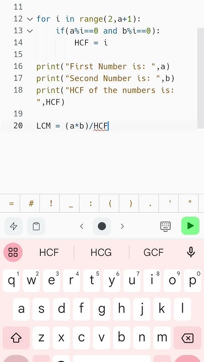 To Find Lcm And Hcf Of Given Numbers Day 12 Of Lets Crack It Up Harrybhai Coding