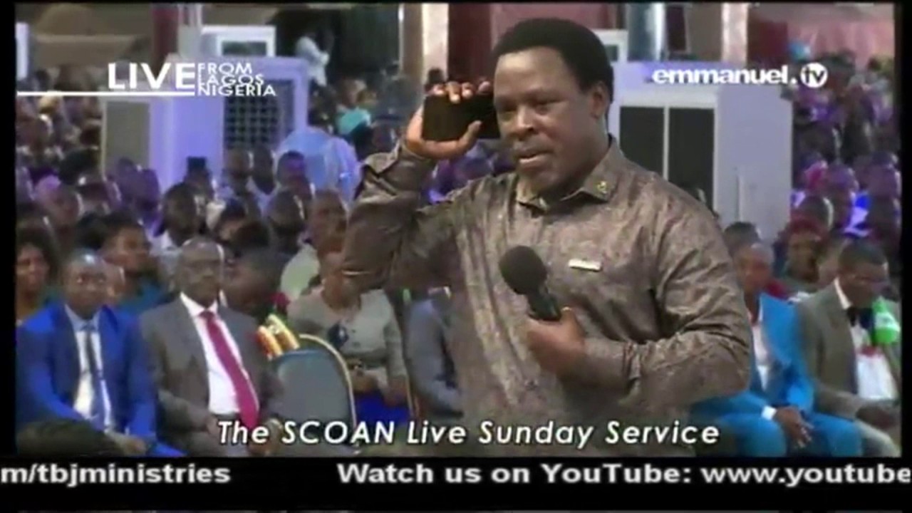 SCOAN Live Sunday Service With Prophet TB Joshua @ SCOAN LAGOS NIGERIA ...