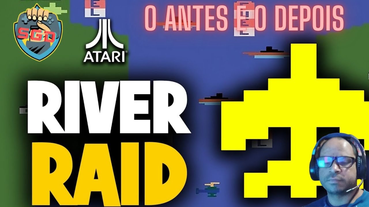 RIVER RAID O ANTES E O DEPOIS REMAKE - YouTube