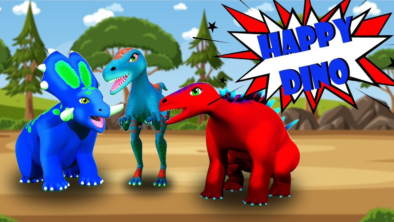 Dinosaurs for Kids | Happy Dinosaur | - YouTube