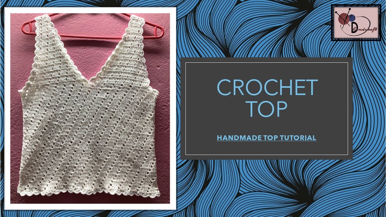 Easy Crochet/ Macrame Crop Top Tutorial || Just In 8 Minutes - YouTube