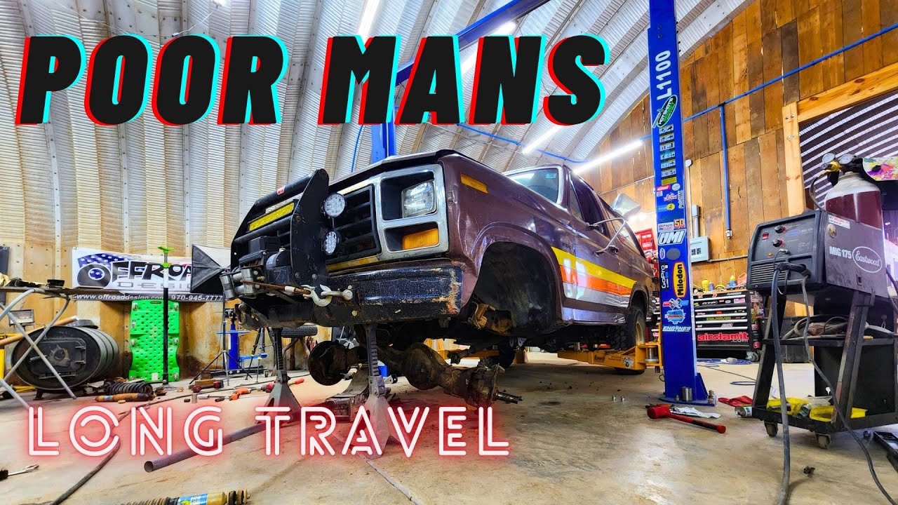 Ford Bronco DIY long travel kit. (cut and turn beams) - YouTube