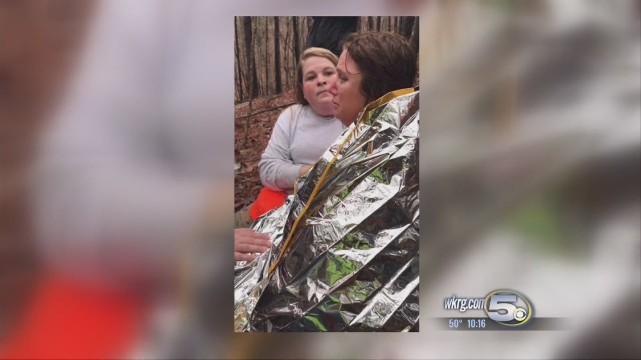 Alabama woman found alive after 36 hours missing in the woods - YouTube