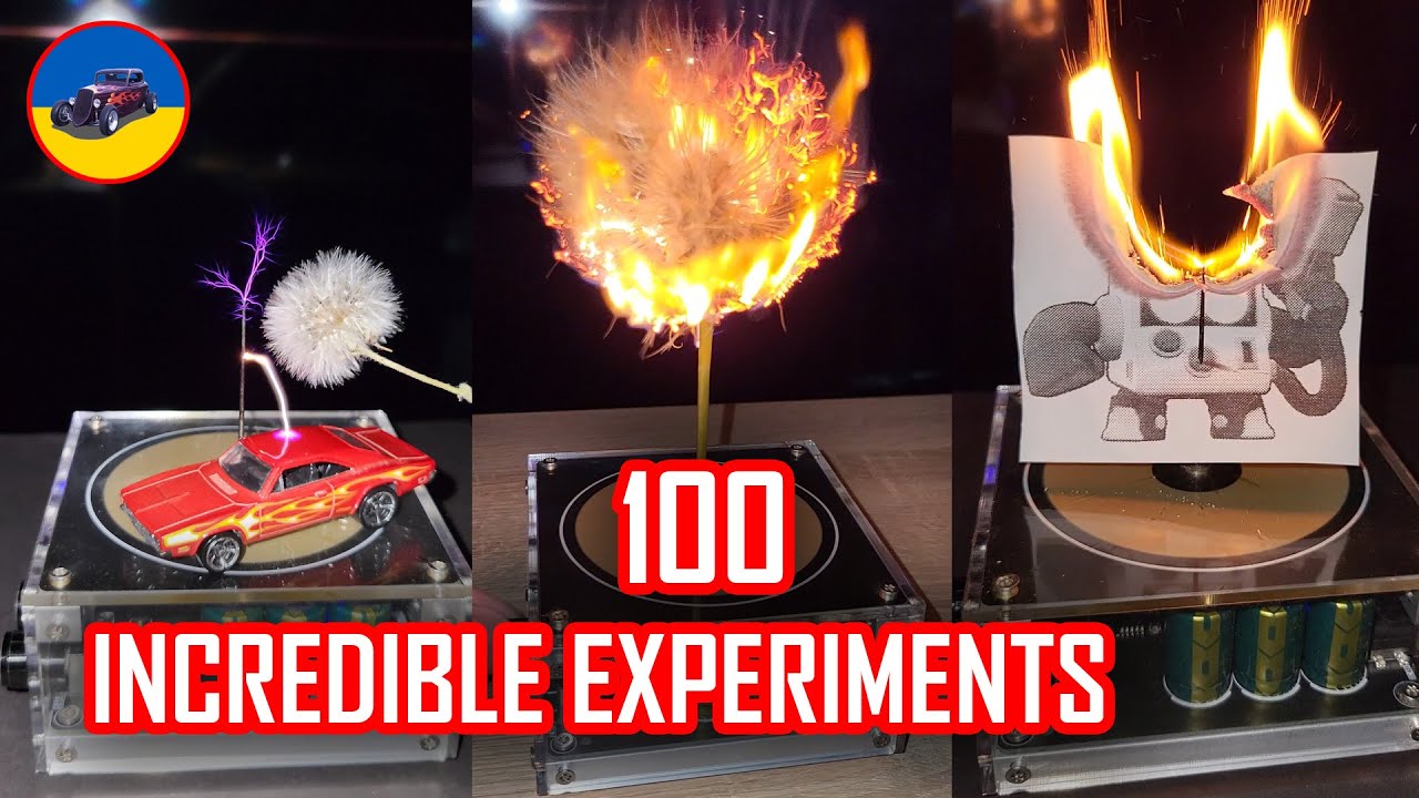 🔴100 Music Tesla Coil experiments - YouTube
