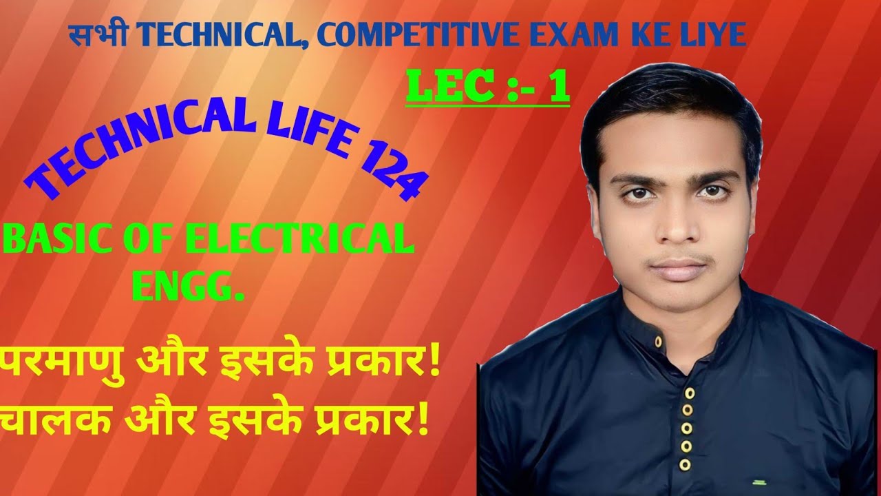 BASIC ELECTRICAL ENGG! BASIC KNOWLEDGE! DIPLOMA/CLASS 9th/ Class 10th ...