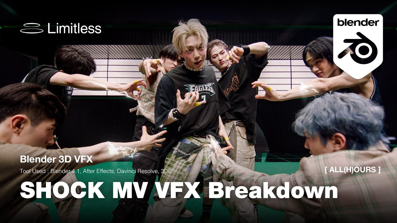 [ Blender 3D VFX ] - SHOCK MV VFX Breakdown [ ALL(H)OURS ] - YouTube