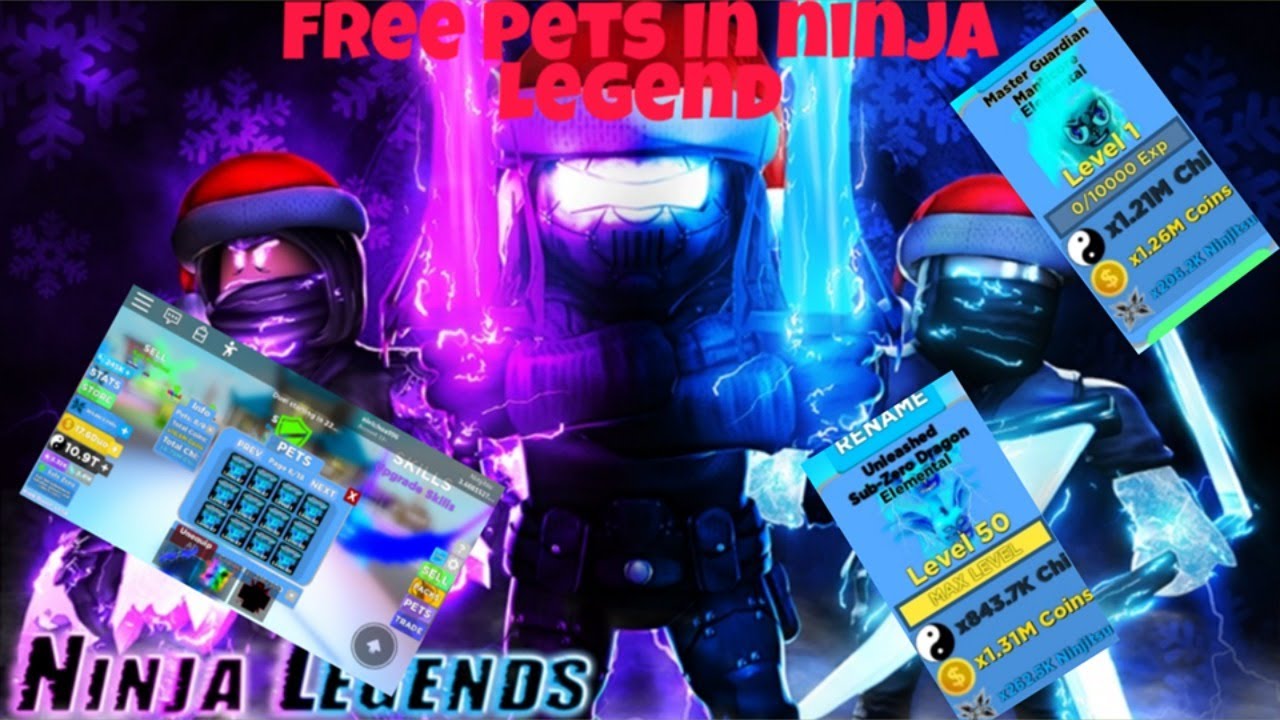 (LIVE) New pets Giveaway Elemental pets In Ninja Legend - YouTube